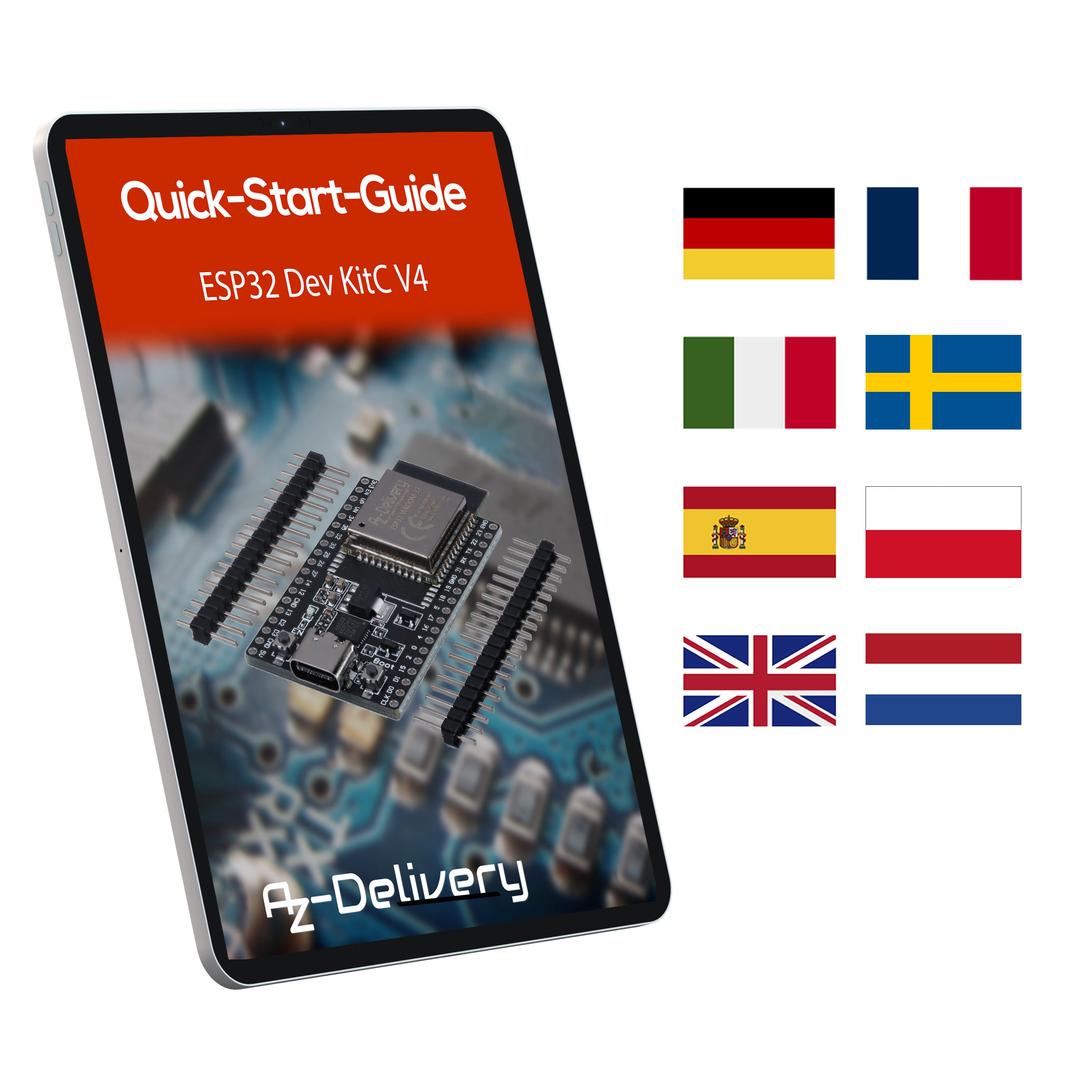 ESP32 Board Dev Kit C V4 NodeMCU WLAN WiFi Development Board unverlöte