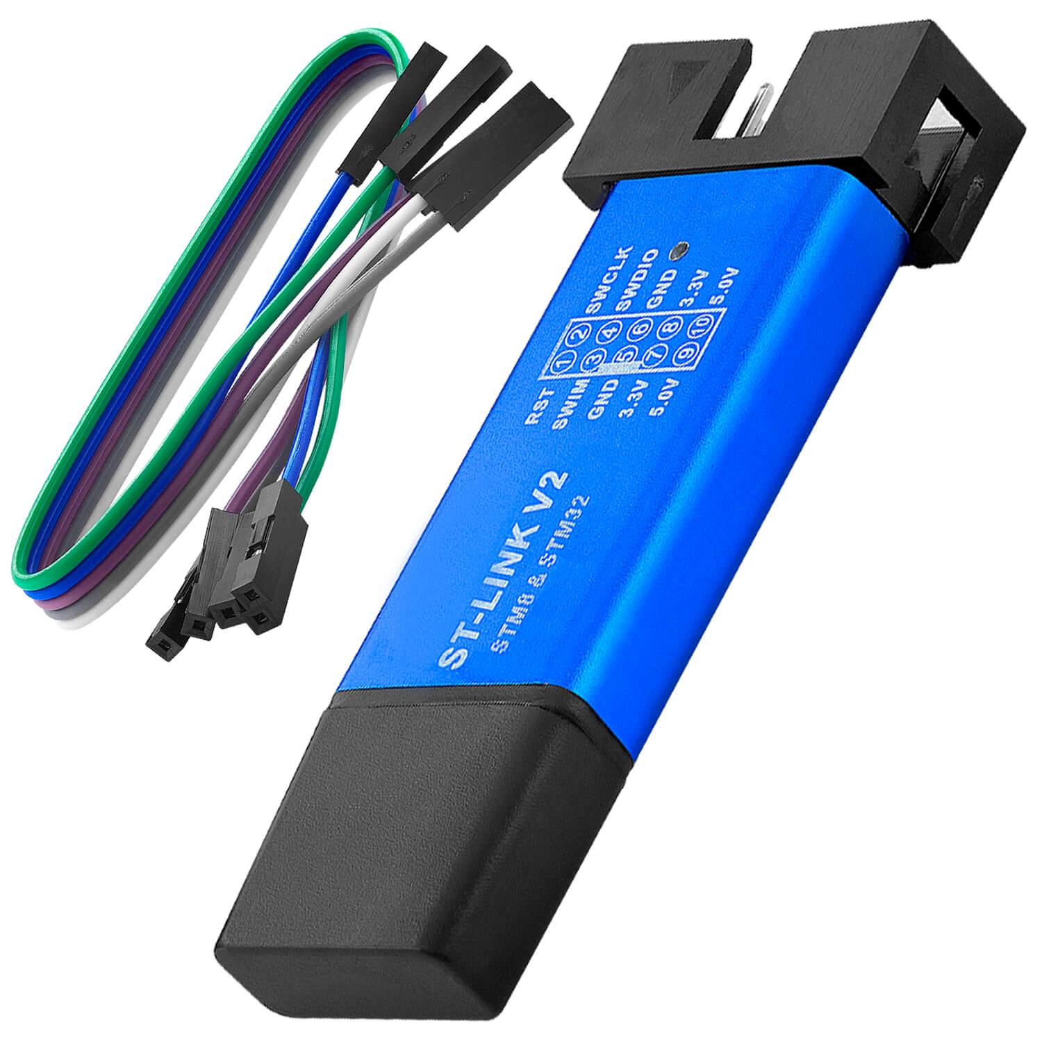 St Link V2 Mini Simulator Download Programmer Stm8 6 Stm32 Compatible With Arduino