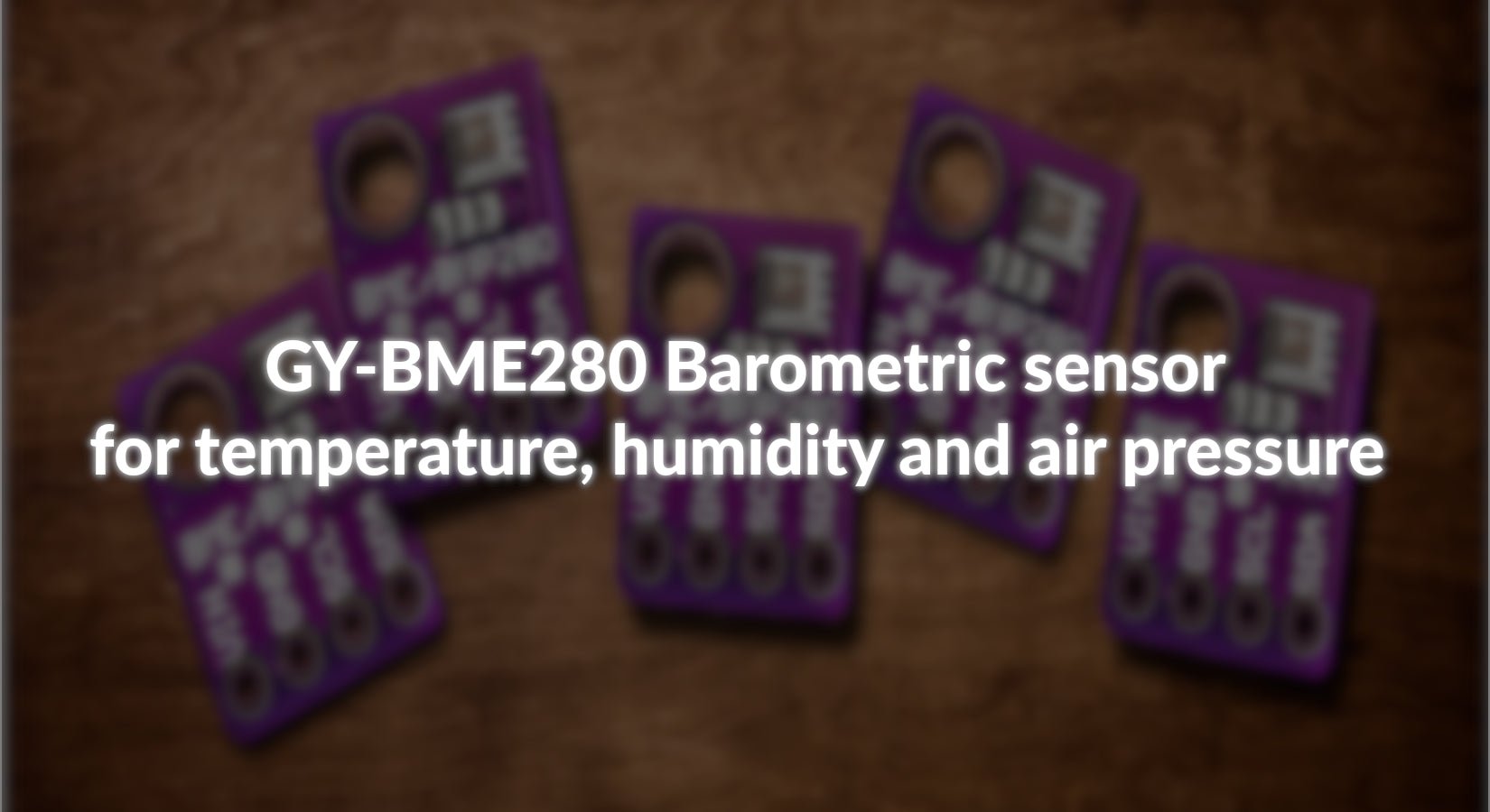 GY-BME280 Barometric sensor for temperature, humidity and air pressure