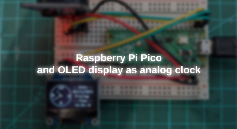 Raspberry Pi Pico als analoge Uhr