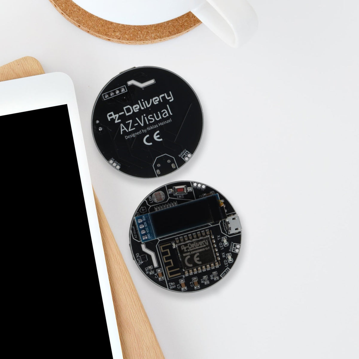 AZ-Visual – ESP8266-12F Entwicklungsboard mit Temperatur-, Luftfeuchti