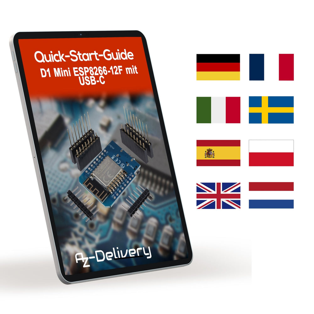 D1 Mini NodeMcu mit ESP8266-12F mit USB-C Anschluss WLAN Module CH340G