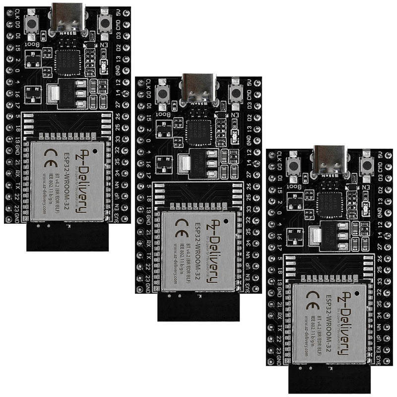 ESP32 Dev Kit C V4 NodeMCU WLAN WiFi Development Board mit USB-C Ansch