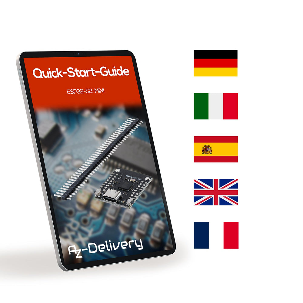 ESP32 S2 Mini mit ESP32-S2FN4R2 WIFI IC und USB-Type-C kompatibel mit