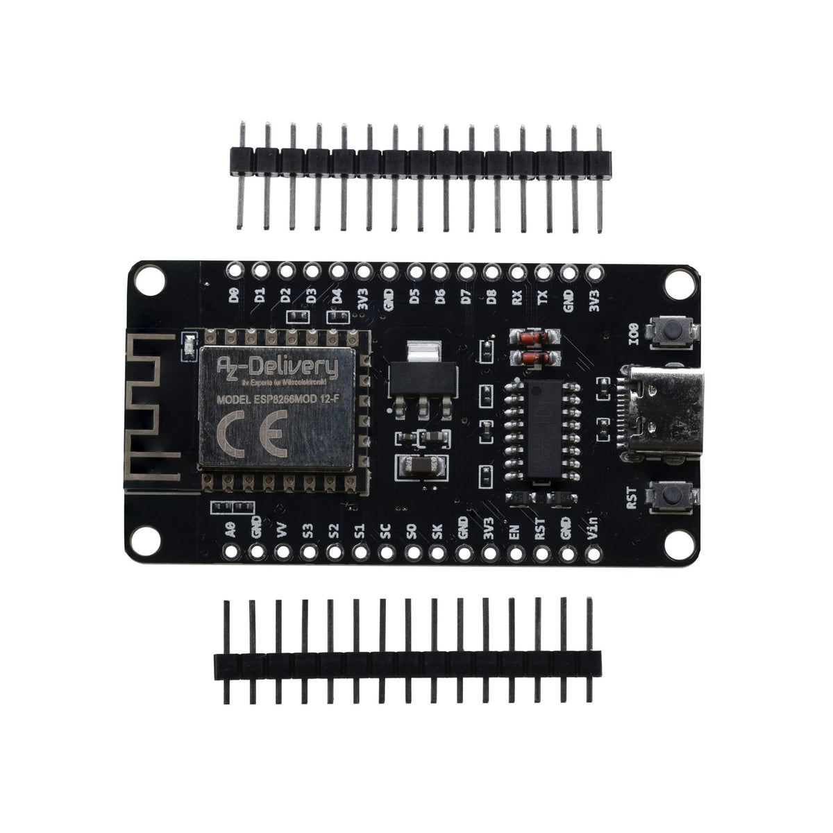NodeMCU Lolin V3 Module ESP8266 ESP-12F WiFi mit USB-C Anschluss WiFi