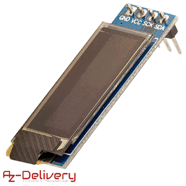 0,91 Zoll OLED Display I2C SSD1306 Chip 128 x 32 Pixel