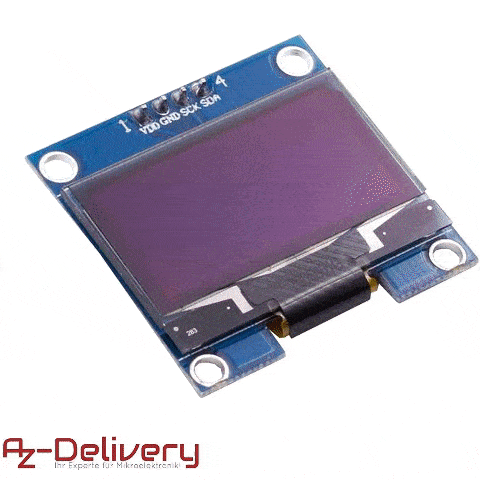 1.3 inch OLED Display I2C SSH1106 Chip 128 x 64 Pixel I2C display module