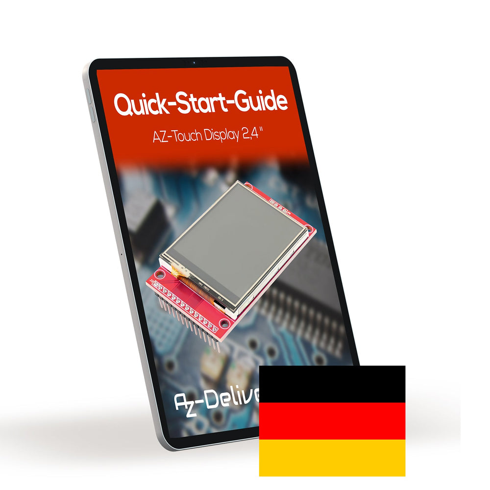 2,4 Zoll LCD TFT Touch Display - Kompatibel mit Arduino und Raspberry