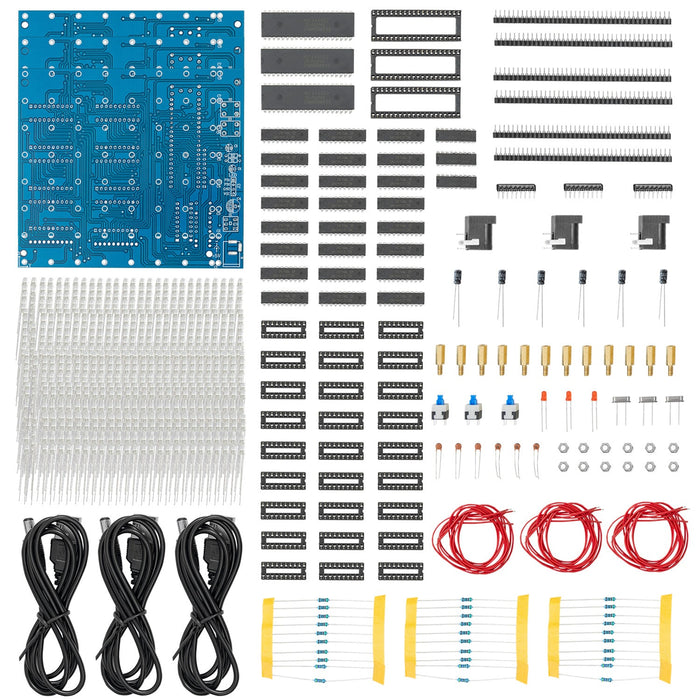 3D LED Cube 8x8x8 Lichtmatrix cube kit for soldering