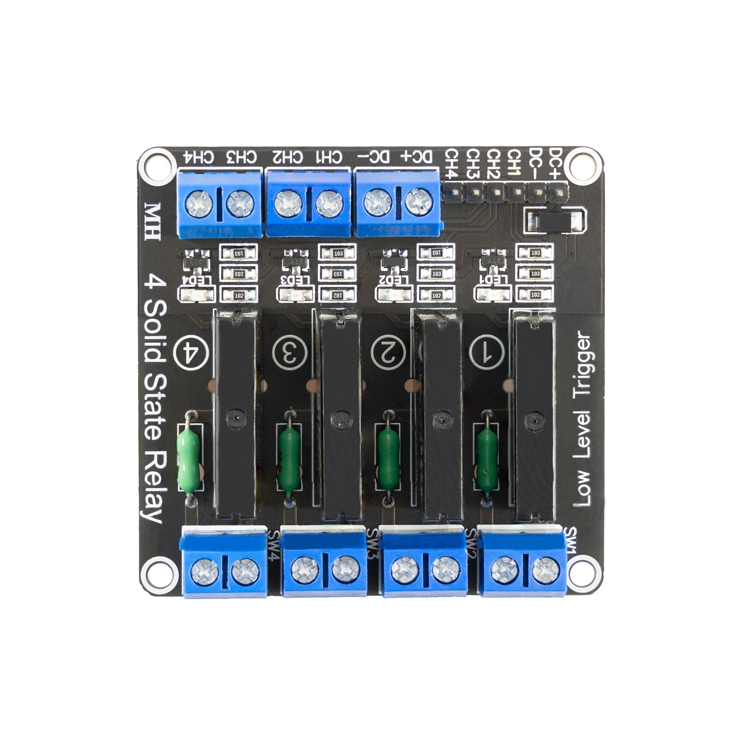 4 Channel Solid State Relay 5V DC compatible with Arduino and Raspberry