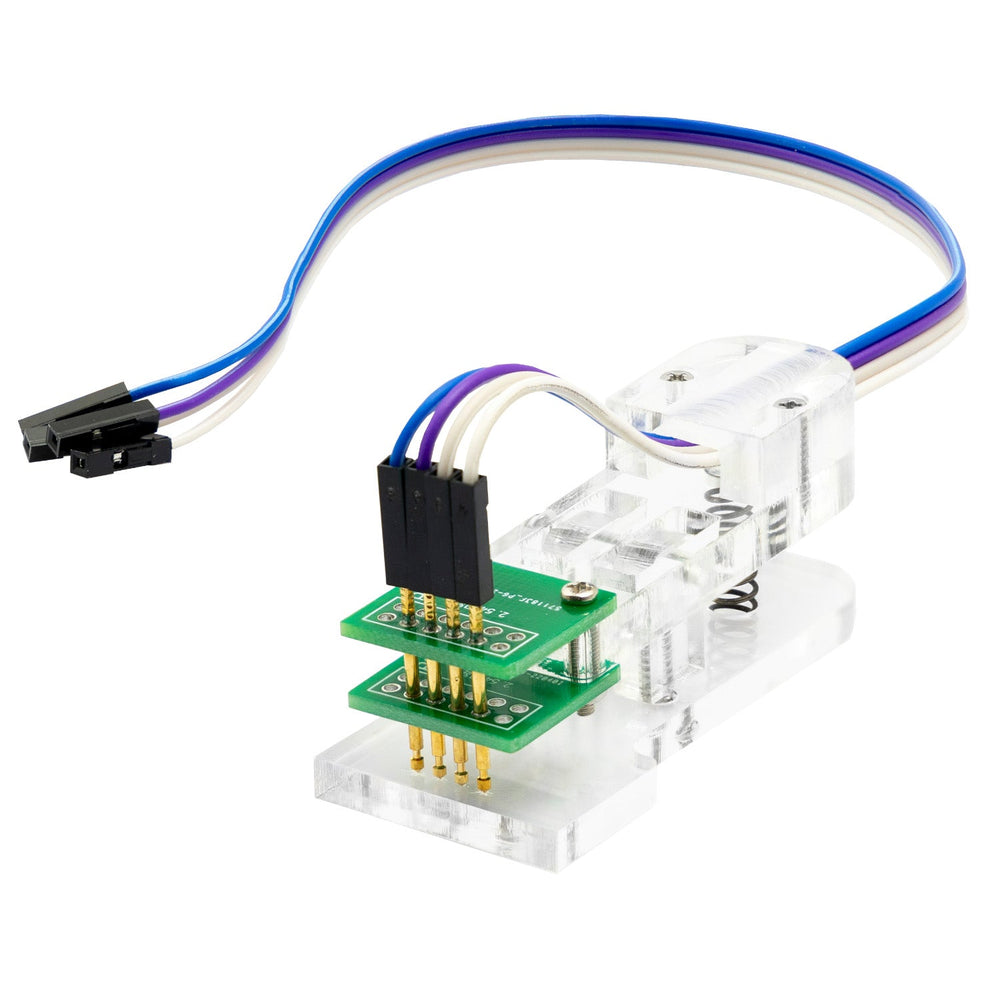 4 Pin Programmer I2C Modul PCB Klemme 1*4P Gold-beschichtete Pogo Pins