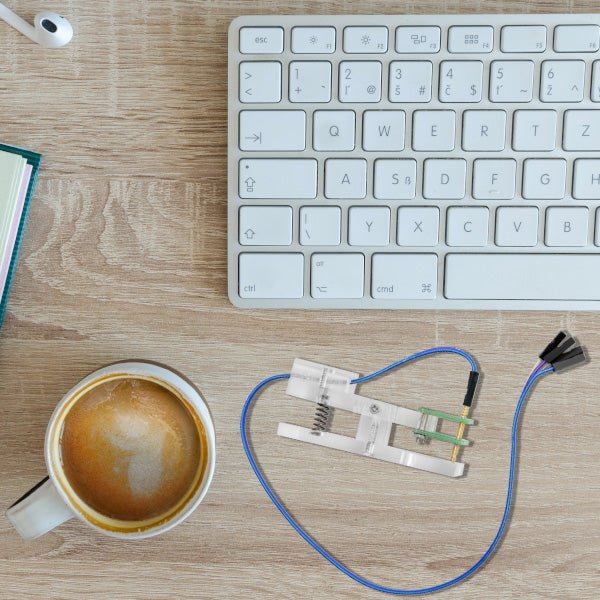 4 Pin Programmer I2C Modul PCB Klemme 1*4P Gold-beschichtete Pogo Pins