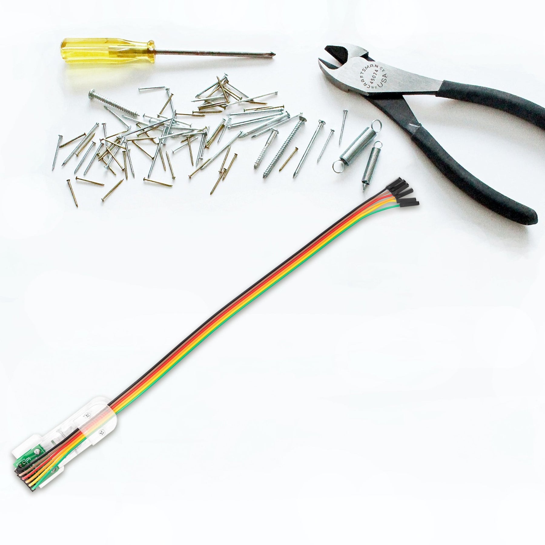 6 Pin Programmer SPI Modul Test Werkzeug PCB Klemme 1*6P