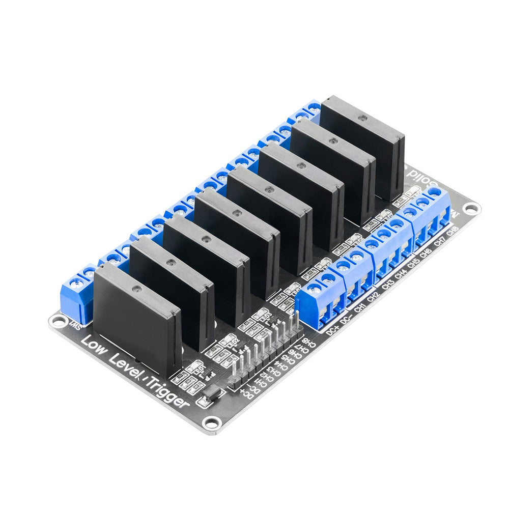 8 Channel Solid State Relay 5V DC Compatible with Arduino and Raspberry