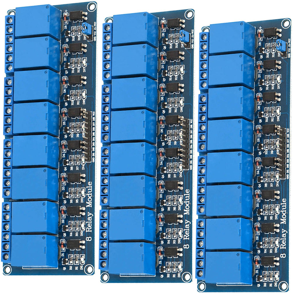8-Relais Modul 5V mit Optokoppler Low-Level-Trigger kompatibel mit Ard