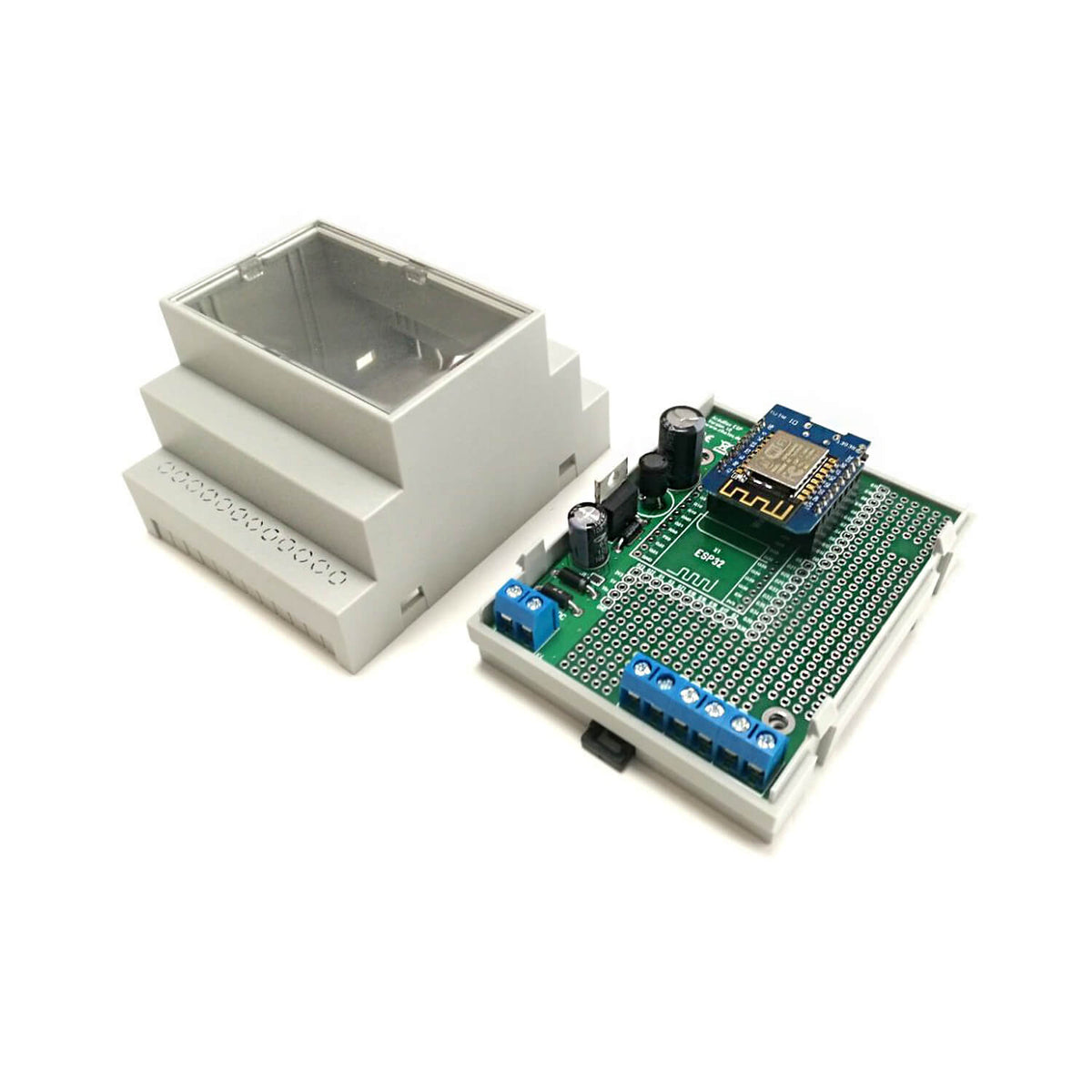 ARDUIBOX ESP - Hutschienen assembly and connection set