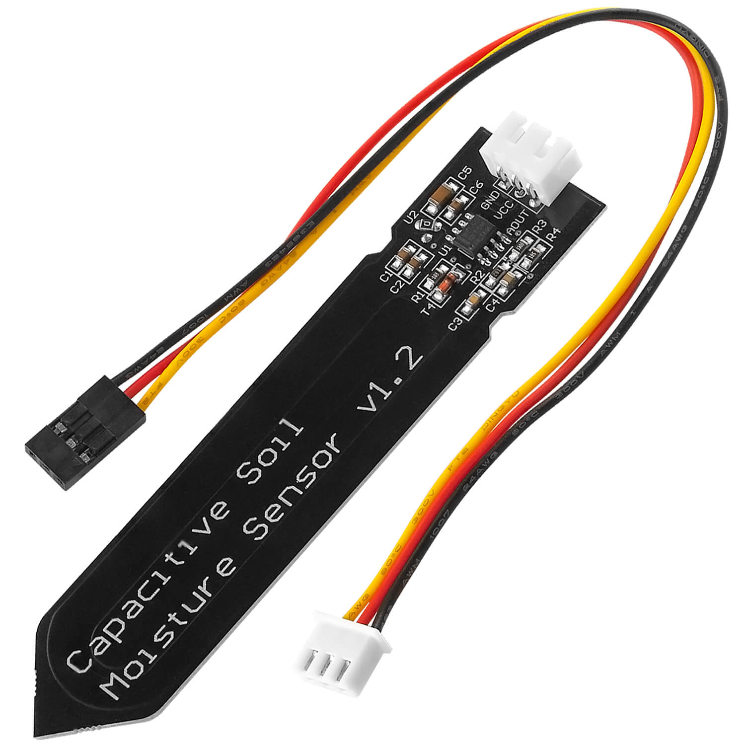 Soil moisture sensor Hygrometer module V1.2 capacitive compatible with Arduino and Raspberry Pi