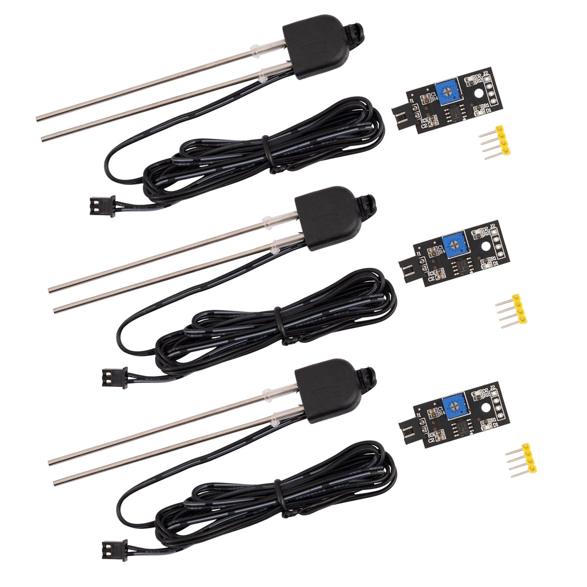 Bodenfeuchtesensor, Feuchte-Detektor und Pflanzenfeuchte-Messgerät