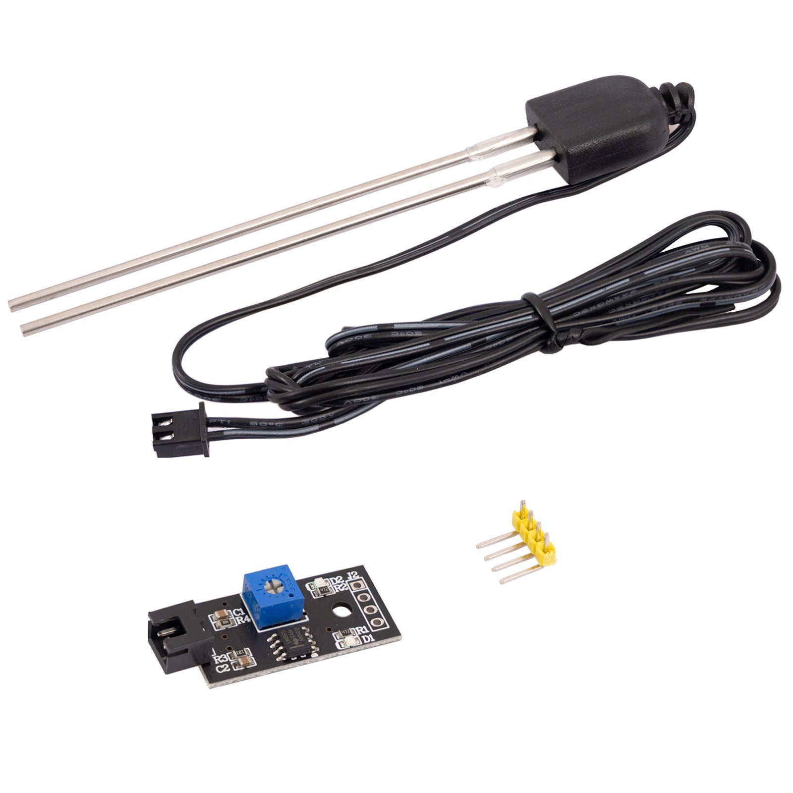 Soil moisture sensor, moisture detector and plant moisture measuring ...