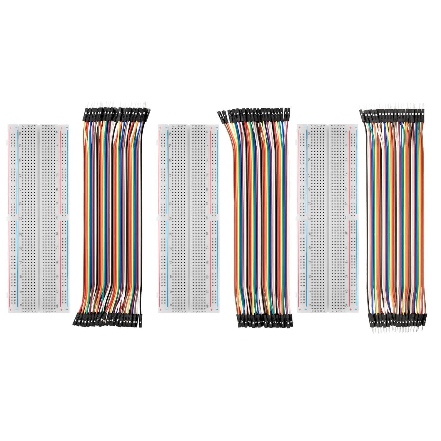 Breadboard Kit - 3x jumper Wire M2M/F2M/F2F + 3 Set MB102 BREADBORD ...