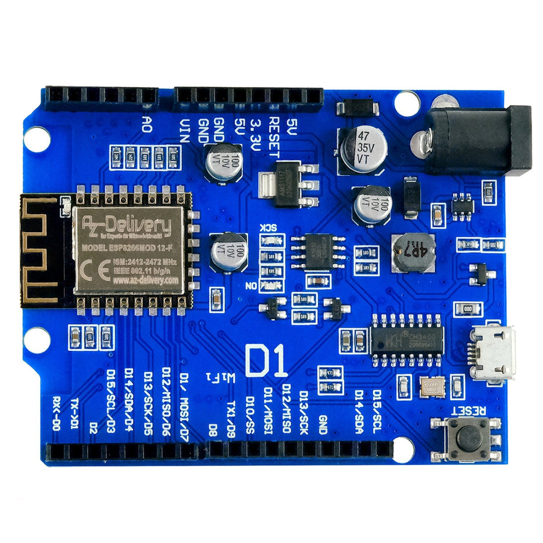 D1 Nodo schedaMCU ESP8266MOD-12F Modulo WiFi WiFi compatibile con Ardu