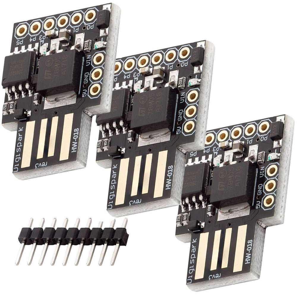 Digispark Rev.3 Kickstarter with Attiny85 and USB compatible with Arduino