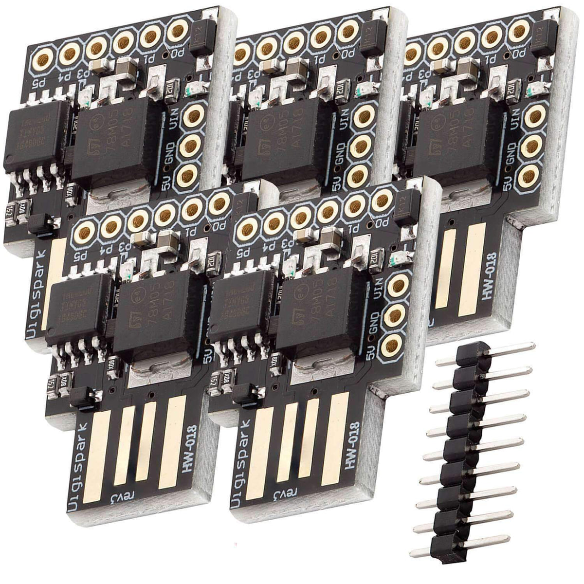 Digispark Rev.3 Kickstarter with Attiny85 and USB compatible with Arduino