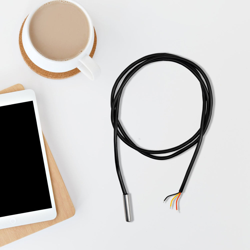 DS18B20 1M Cable Digital Stainless Steel Temperature Sensor Temperature ...