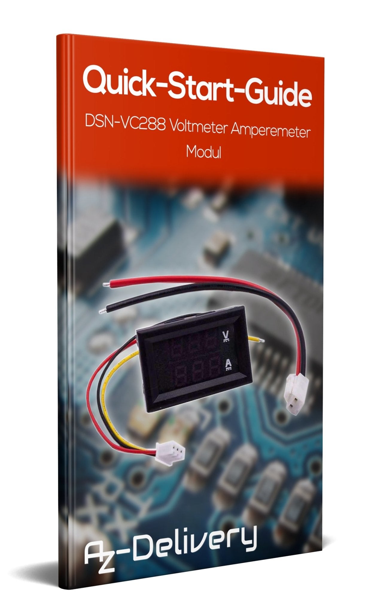 DSN-VC288 voltmeter amperemeter module with LED display for Raspberry Pi