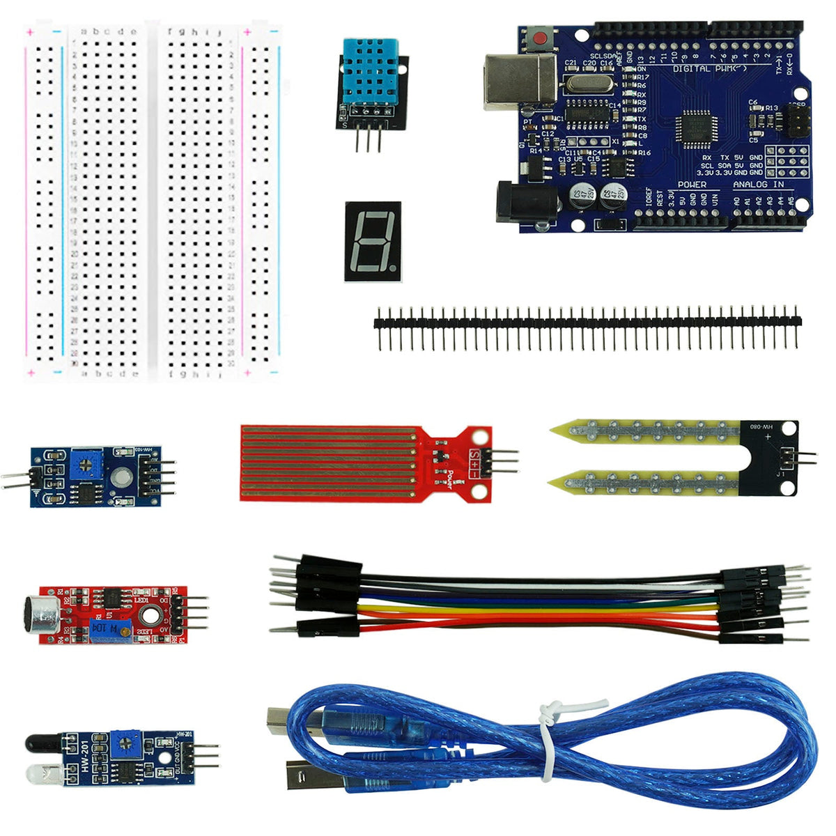 Electronics Starter Kit with MCU, sensors, and much more. Compatible ...