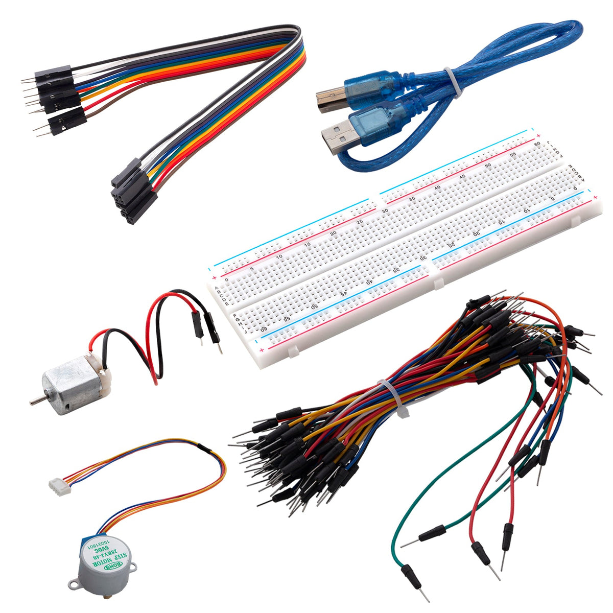 Starter kit electronics compatible with Arduino - microcontroller Uno R3