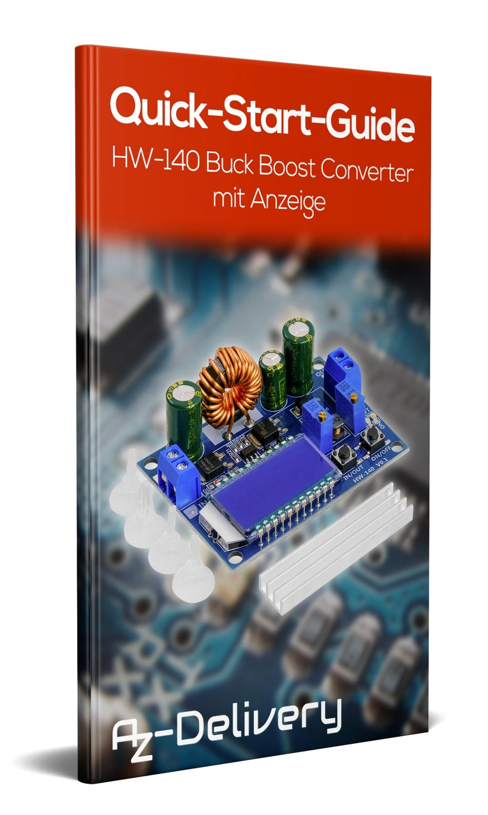 HW-140 DC-DC Buck Boost Converter Step Up/Down, LCD display, 3A 5.5V ...