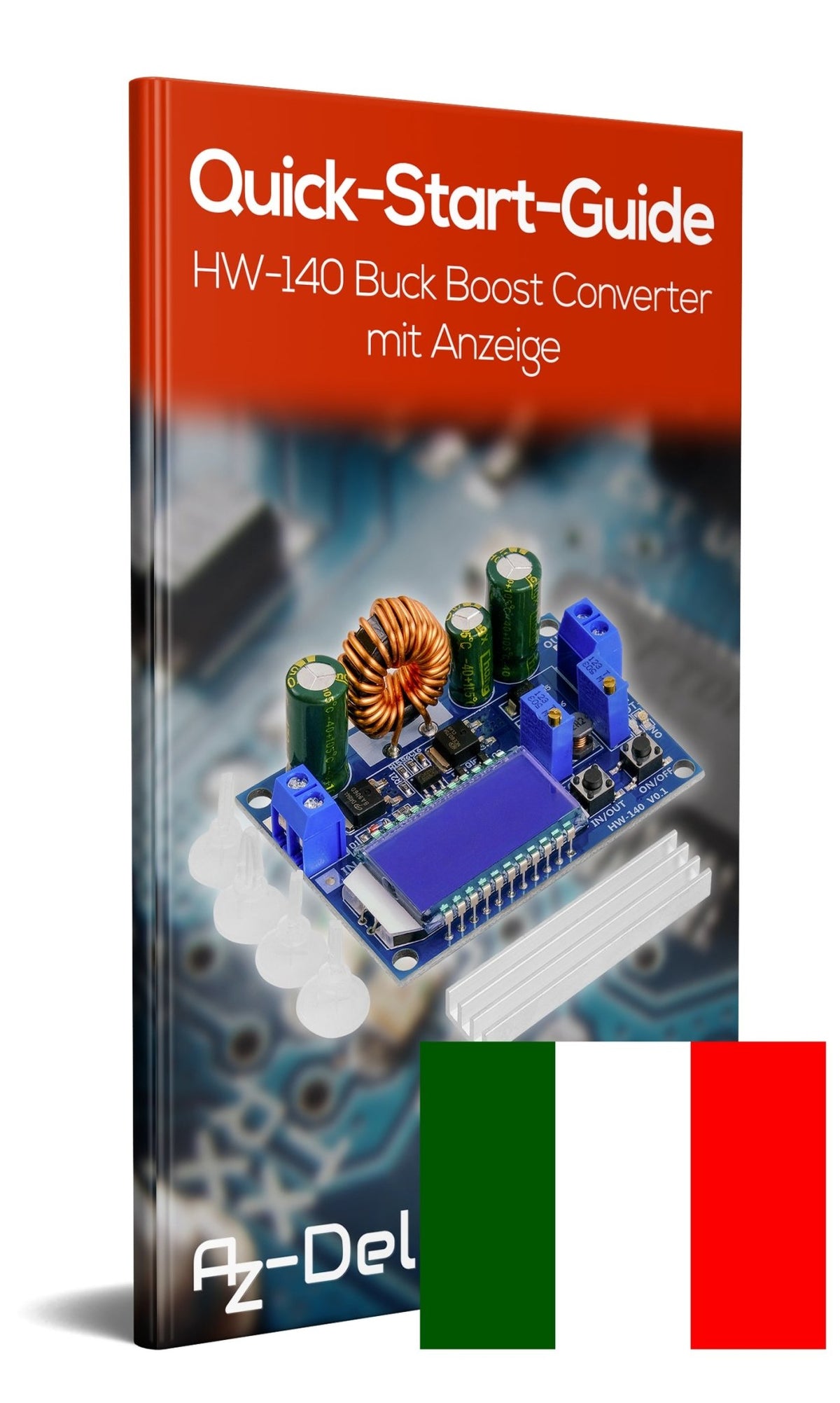 HW-140 DC-DC Buck Boost Converter Step Up/Down, LCD display, 3A 5.5V ...
