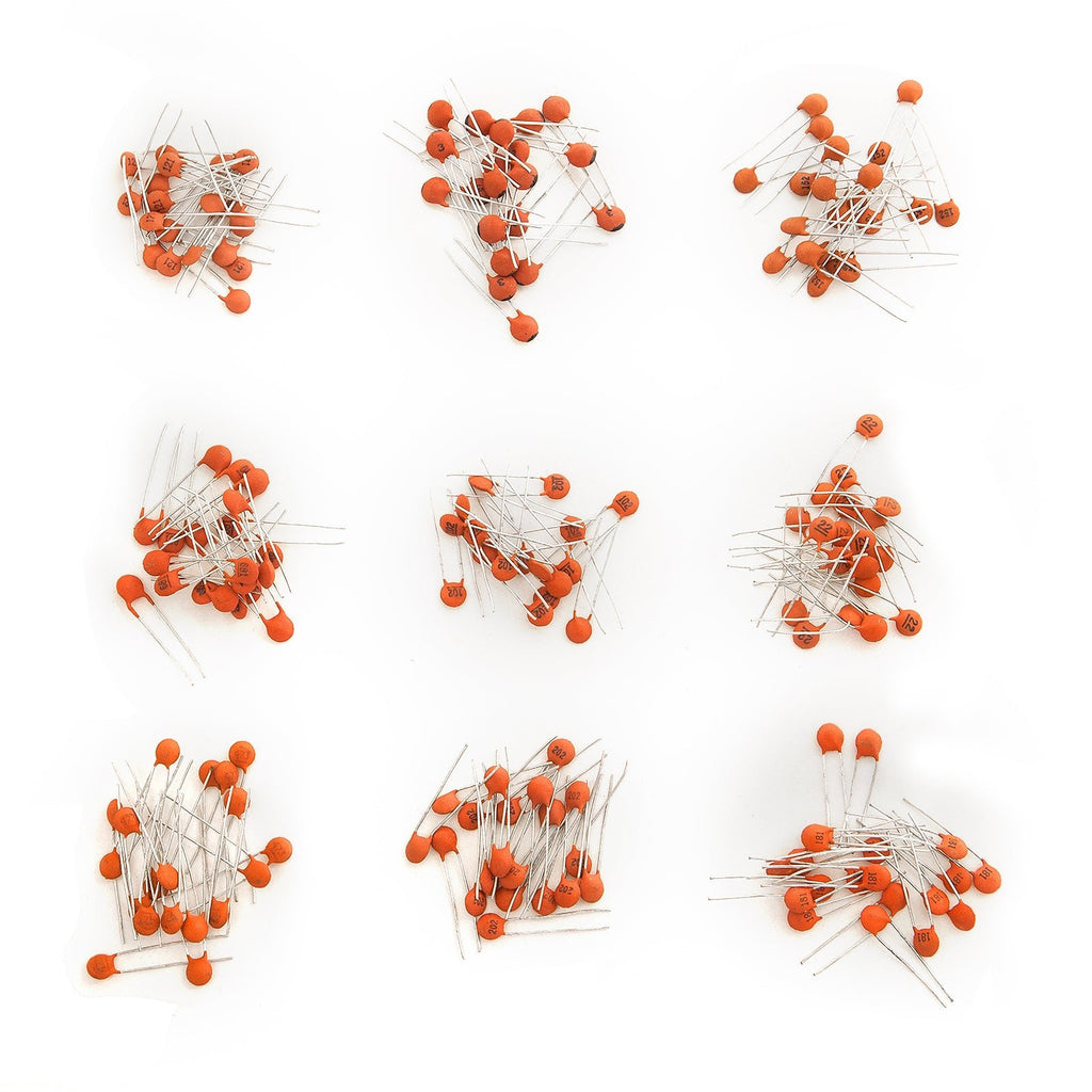 Condensator range ceramic capacitors 1000 parts, 50 varieties each 20 ...