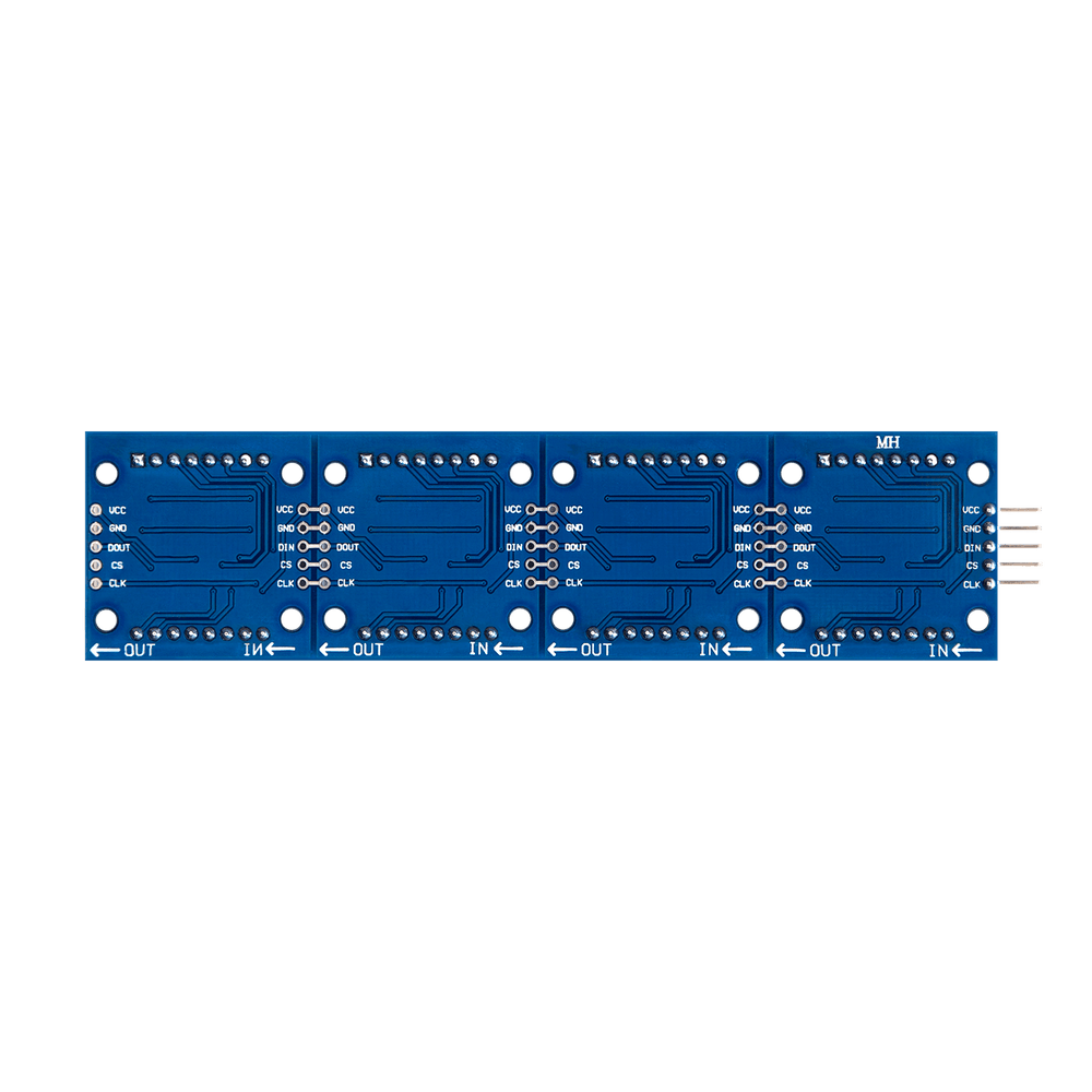 LED matrix display - 4 x 64