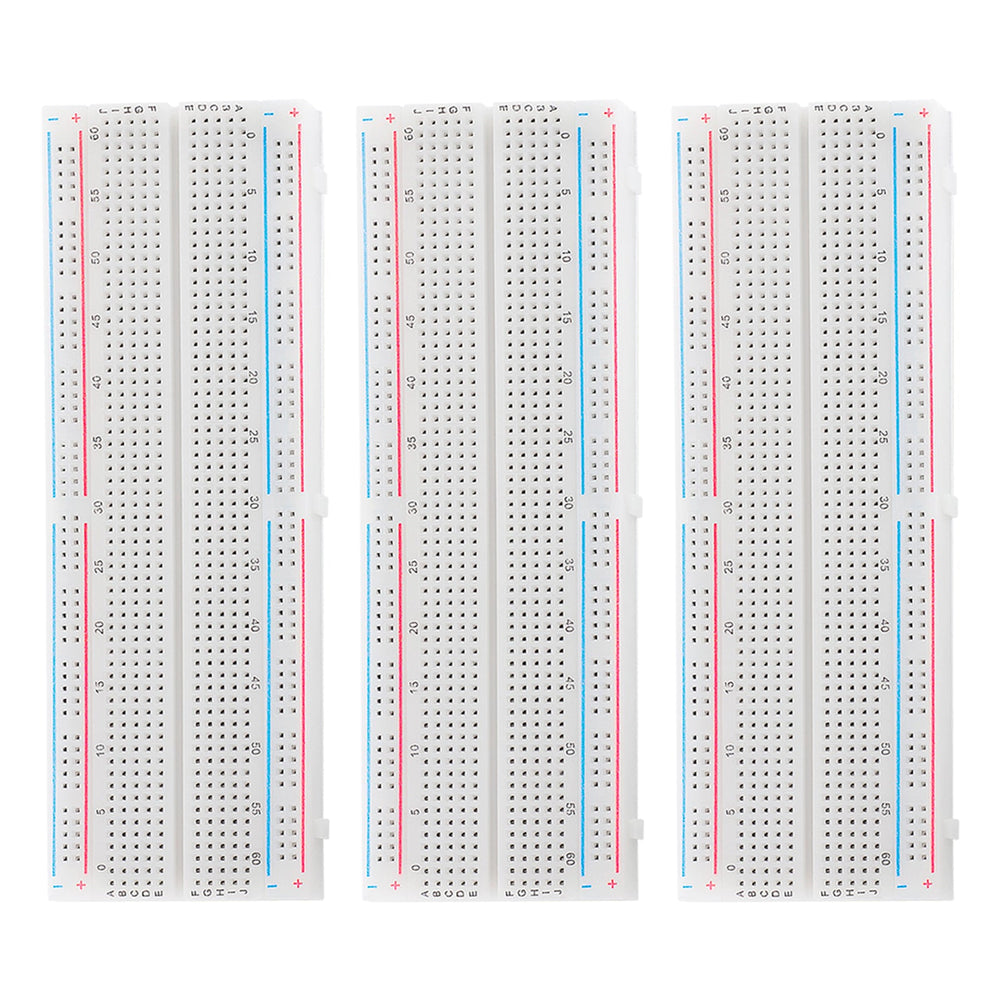 MB-102 Breadboard Steckbrett mit 830 Kontakten kompatibel mit Arduino