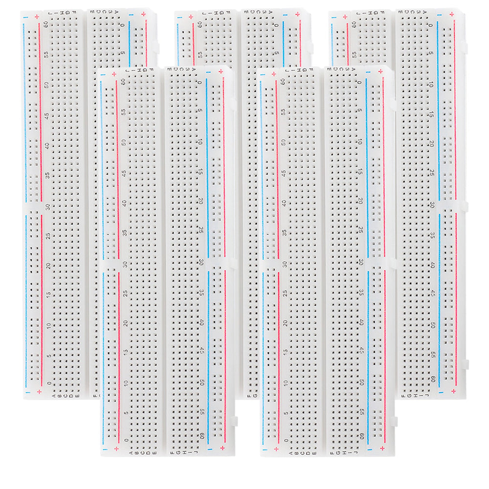 MB-102 Breadboard Steckbrett mit 830 Kontakten kompatibel mit Arduino