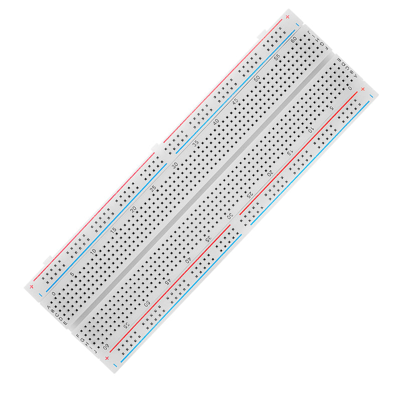 MB-102 Breadboard Steckbrett mit 830 Kontakten kompatibel mit Arduino