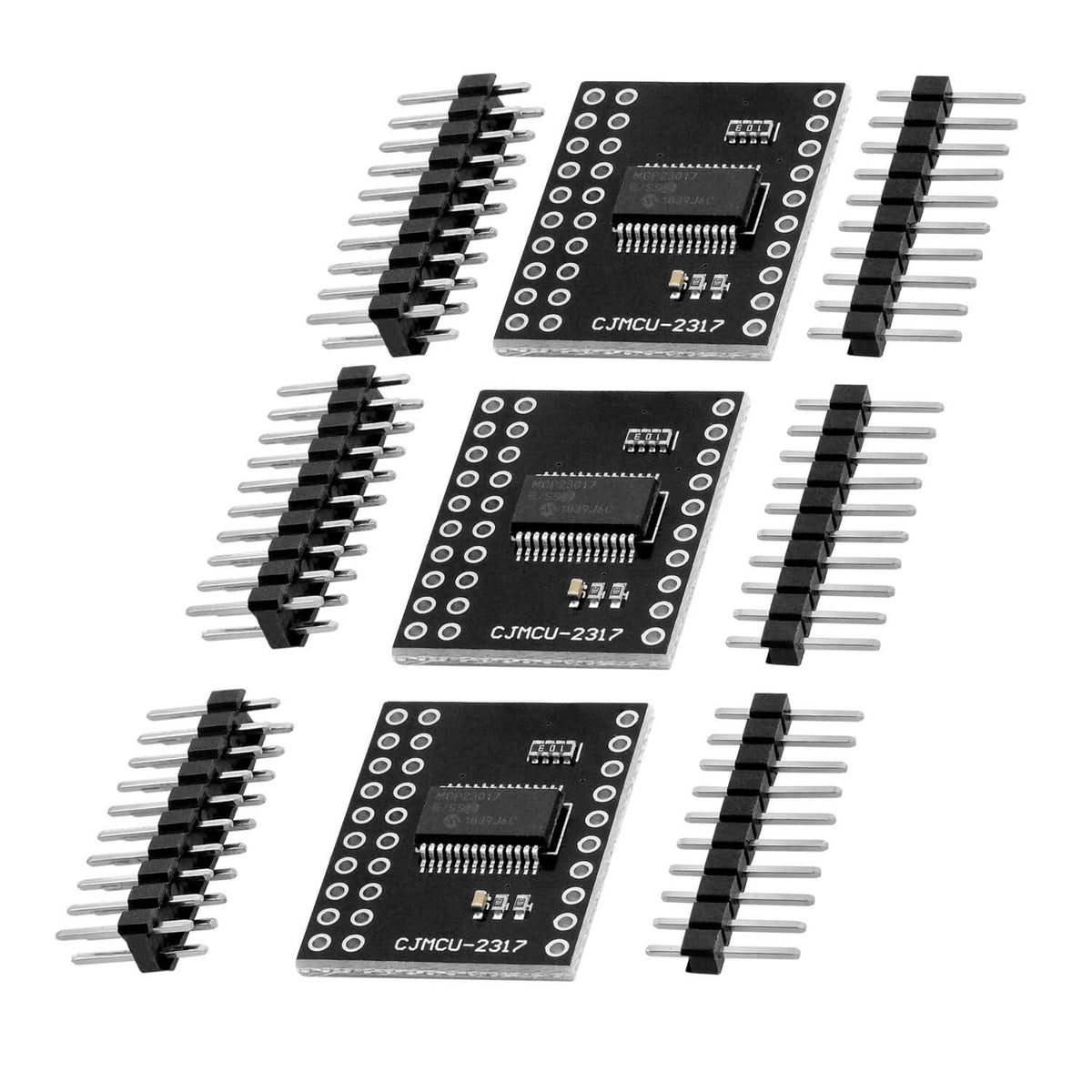 MCP23017 serial interface module compatible with Arduino