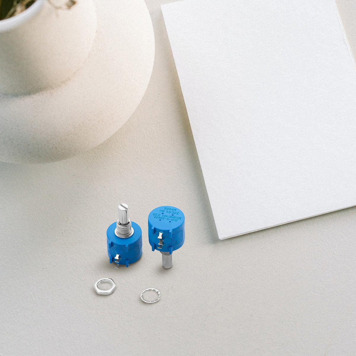 Multi-turn rotary potentiometer with protection resistor 3590S 10K Ohm