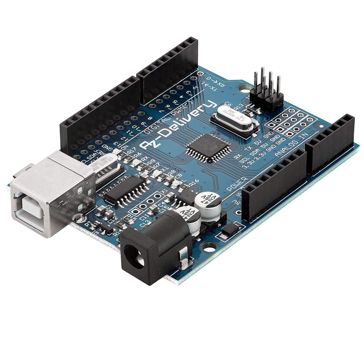 Microcontroller Board Atmega328 with USB cable