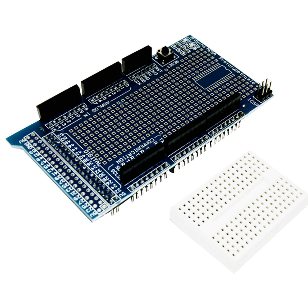 Prototyping Prototype Shield mit Mini Breadboard für MEGA 2560