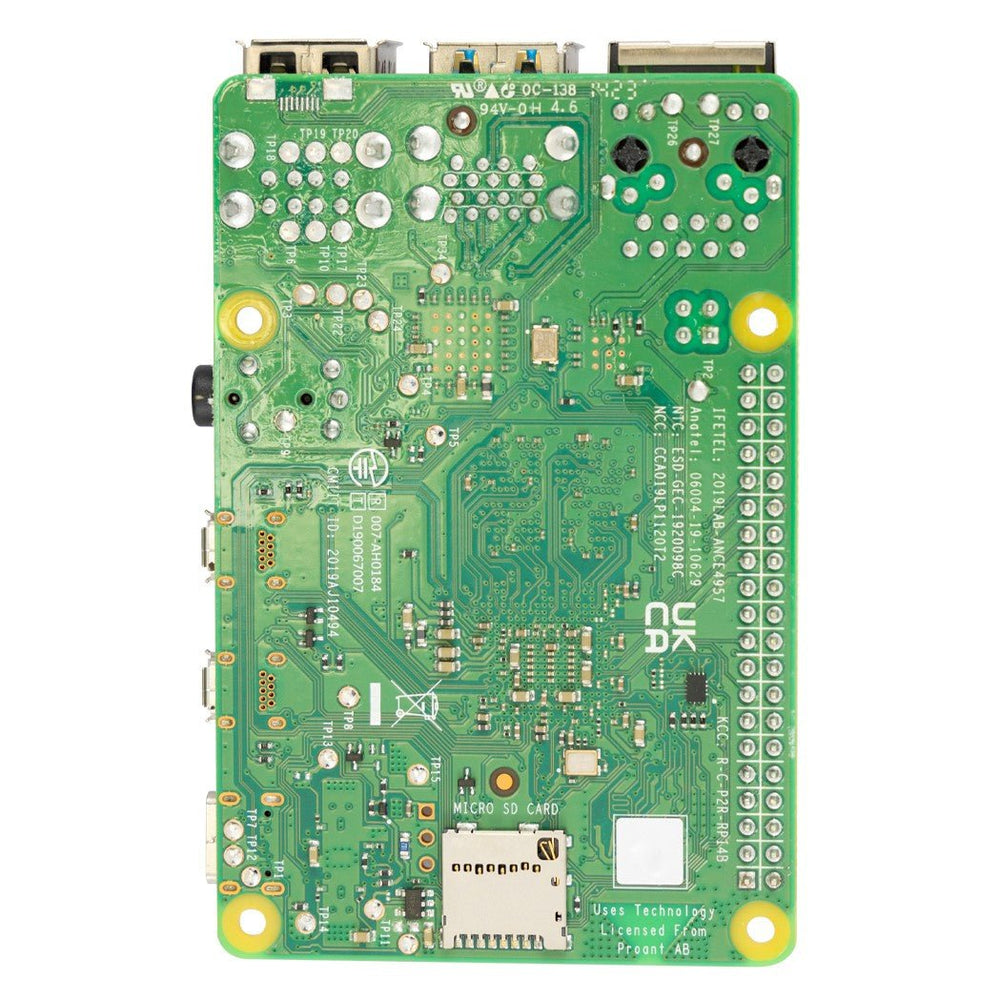 Raspberry Pi 4 B | 4GB RAM | Single Board Computer | 4x1.8 GHz CPU | W