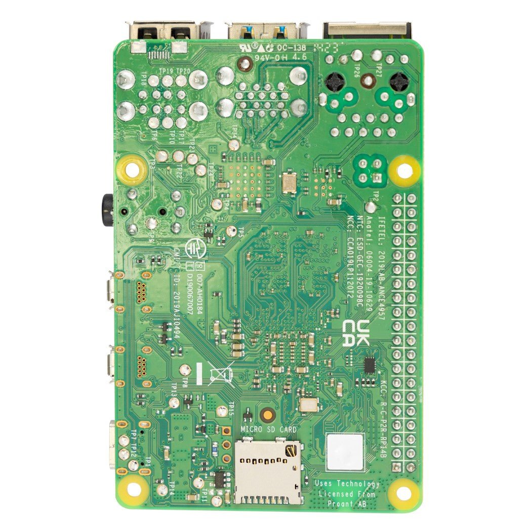 Raspberry Pi 4 B | 4GB RAM | Single Board Computer | 4x1.8 GHz CPU | W