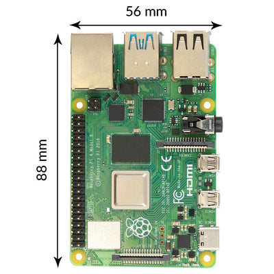 Raspberry Pi 4 B | 4GB RAM | Single Board Computer | 4x1.8 GHz CPU | W