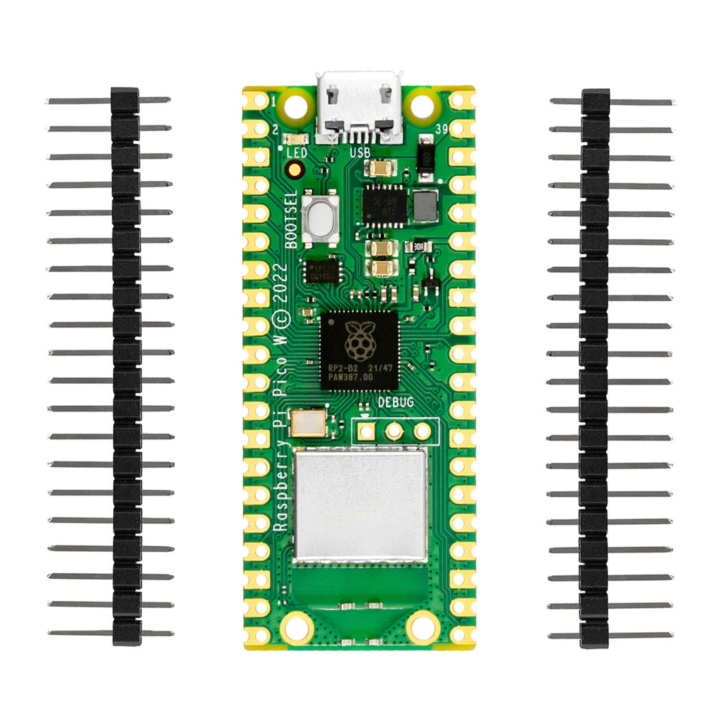 Raspberry Pi Pico W MCU Board with WiFi Interface at AZ-Delivery