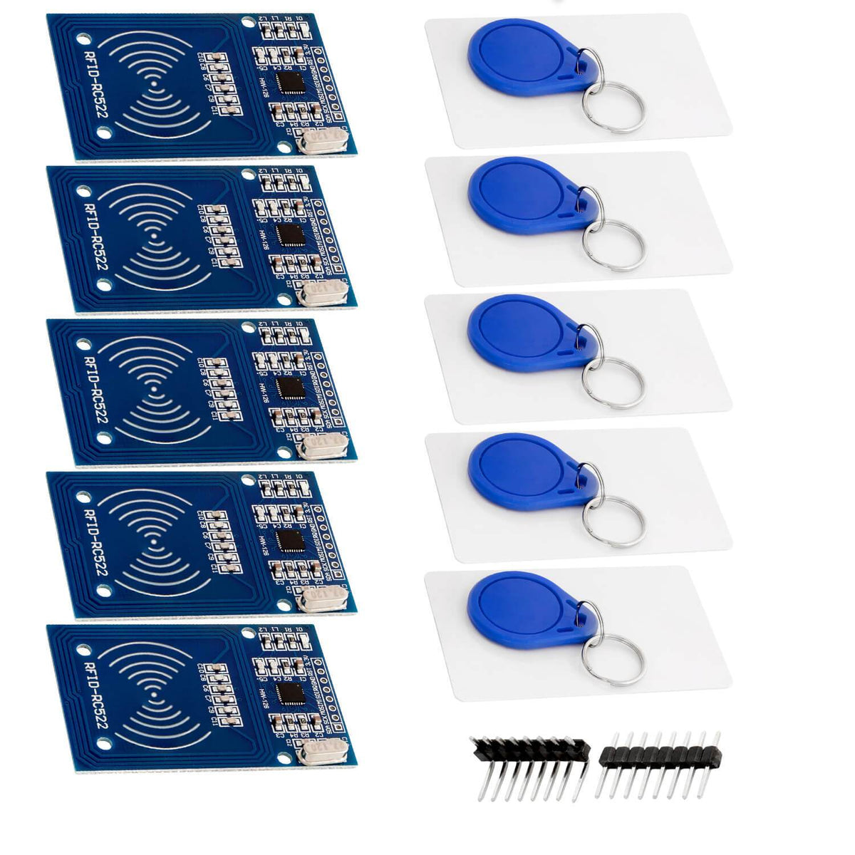RFID Kit RC522 mit Reader, Chip und Card für Raspberry Pi und Co. (13,