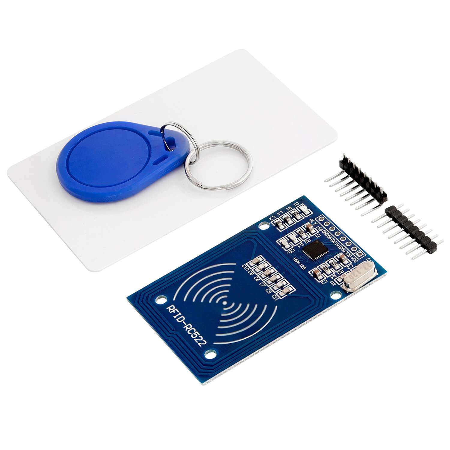 RFID Kit RC522 mit Reader, Chip und Card für Raspberry Pi und Co. (13,