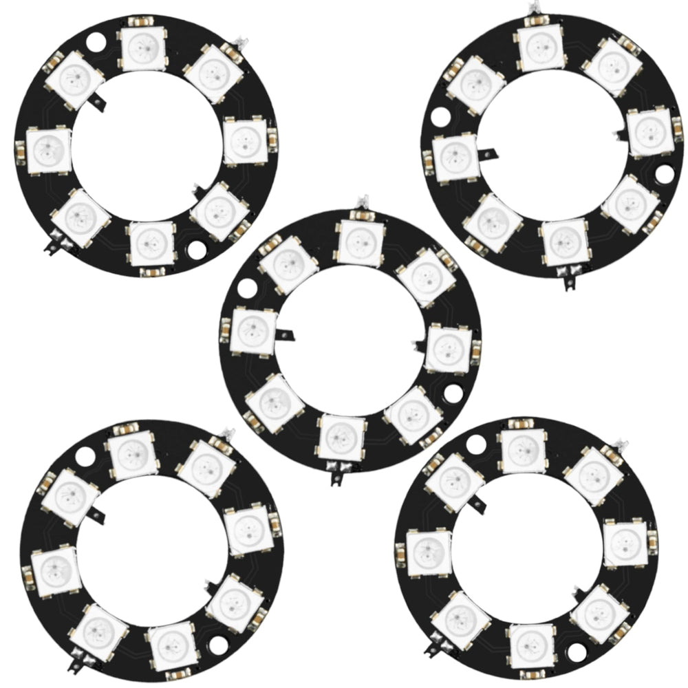 RGB LED ring 8 bit WS2812 5050 + integrated driver