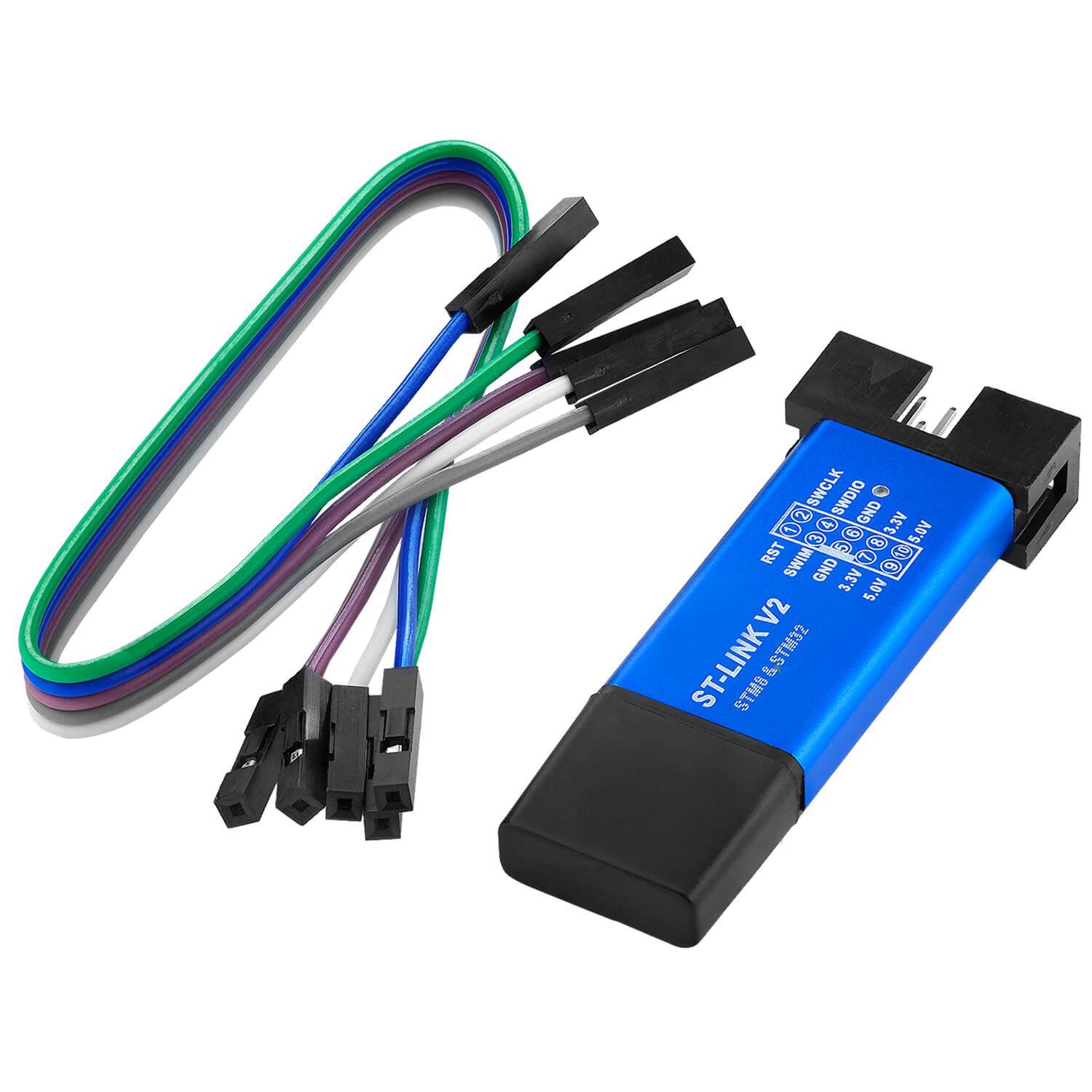 St Link V2 Mini Simulator Download Programmer (STM8 6 STM32) Compatible ...